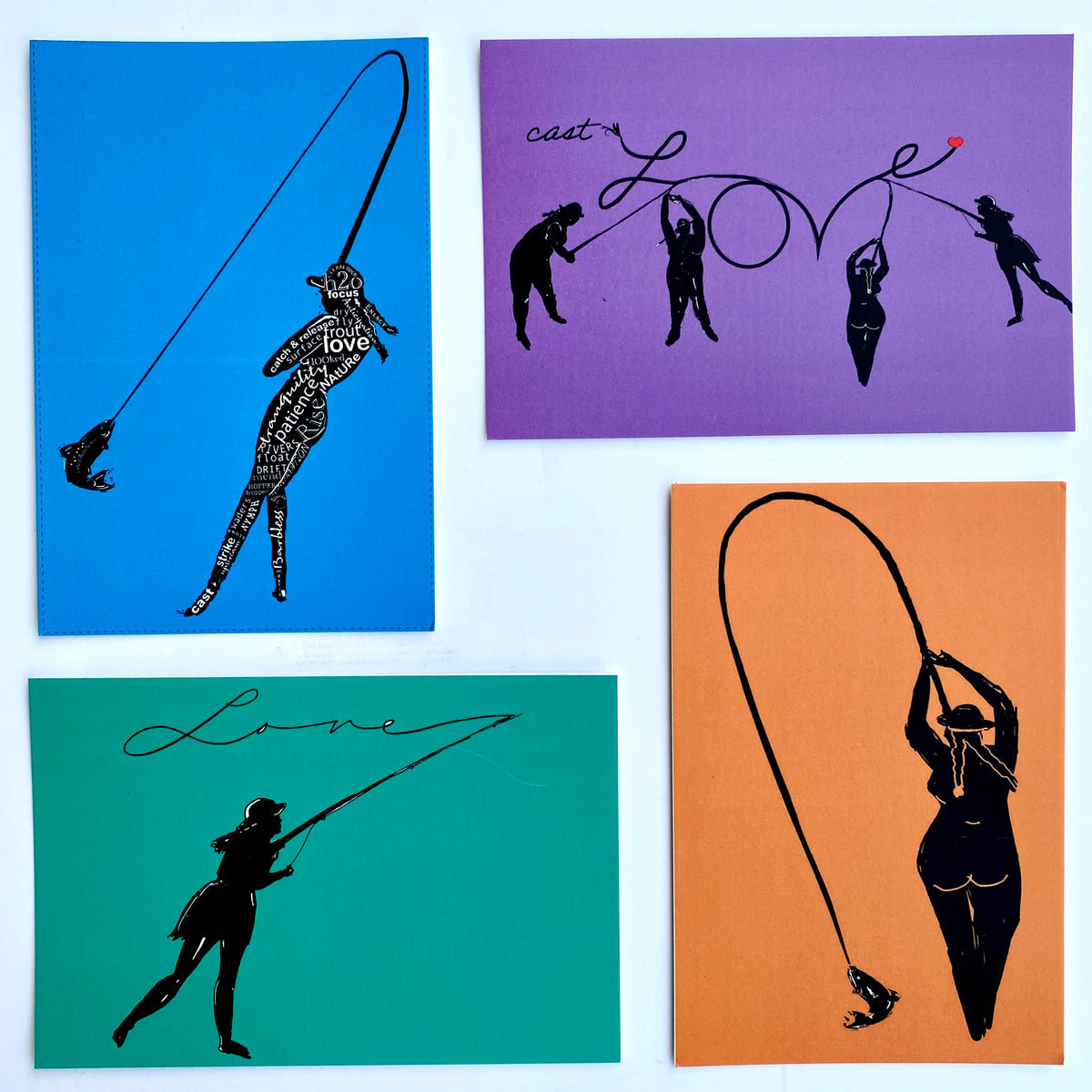 Fly Gals Postcards – Trout and Company